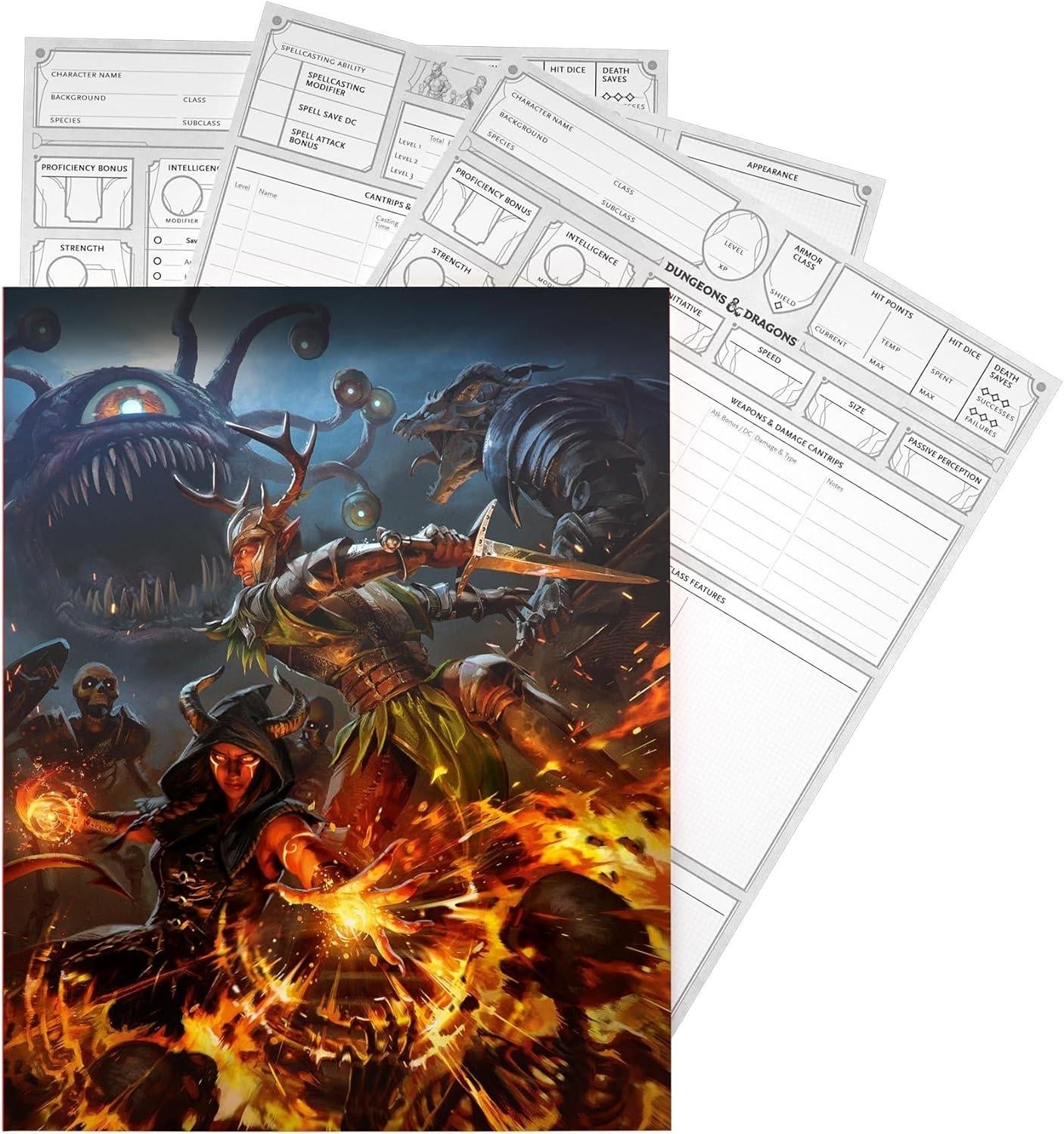 D D 2024 Character Sheets Player Accessories Legion Tabletop Gaming